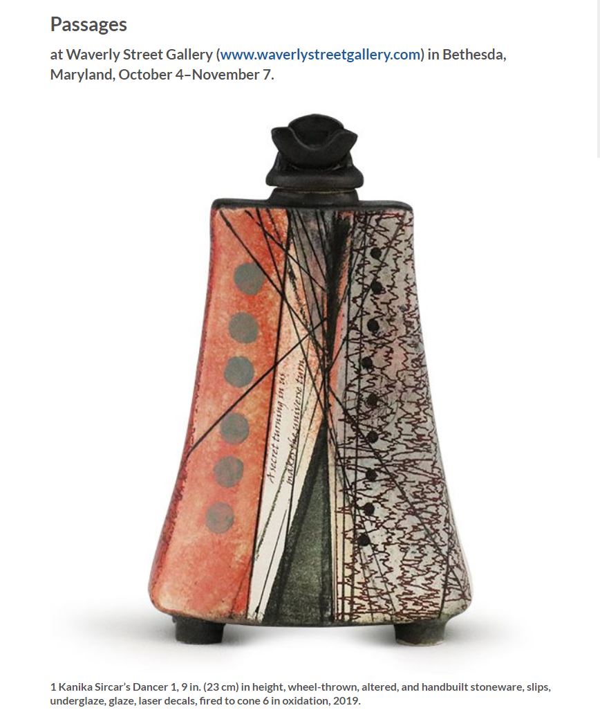 Ceramics Monthly October 2020 Exposure | Kanika Sircar Studio